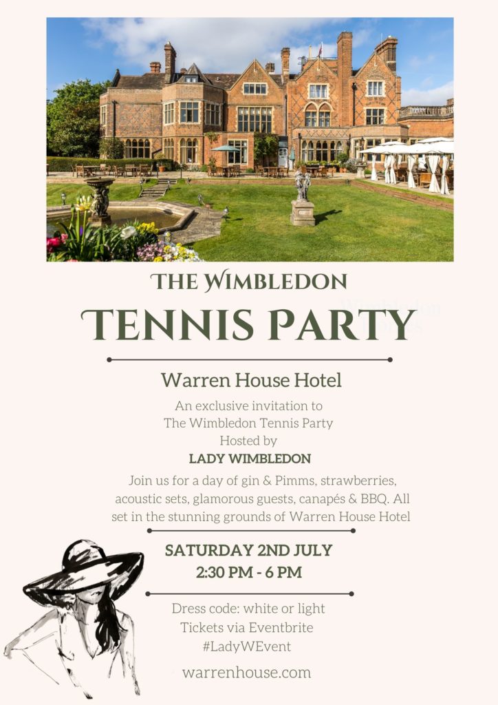 The Wimbledon Tennis Party 2022 — Lady Wimbledon
